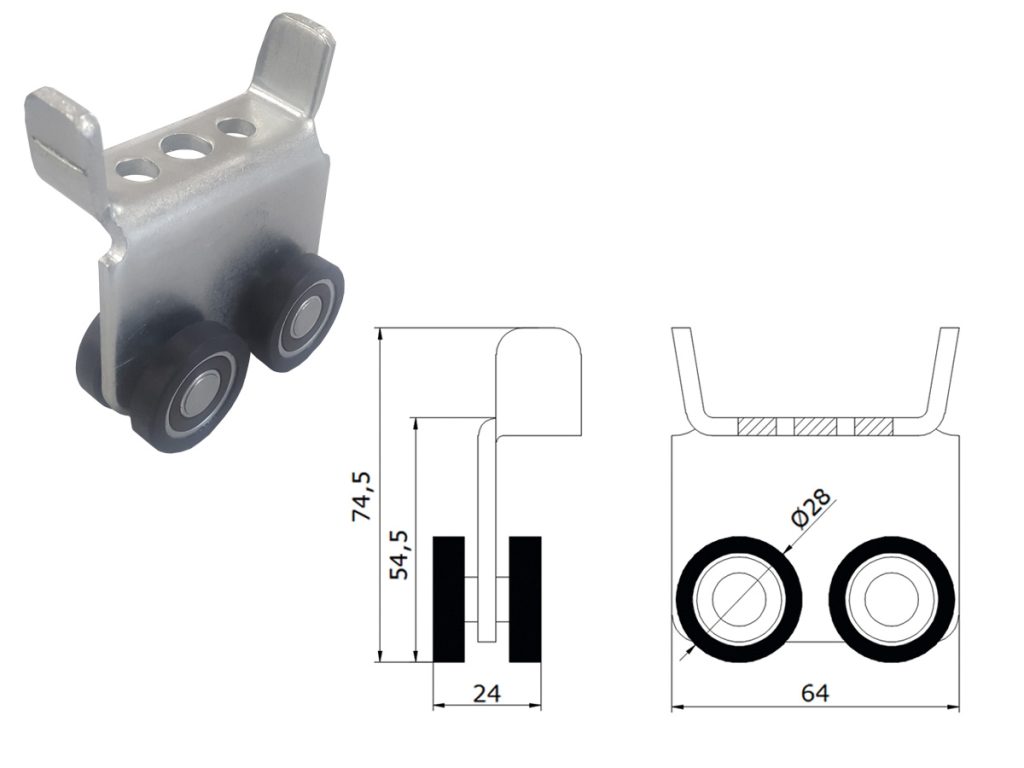 Carrucha doble techo bañera - Kits y Carrocerias